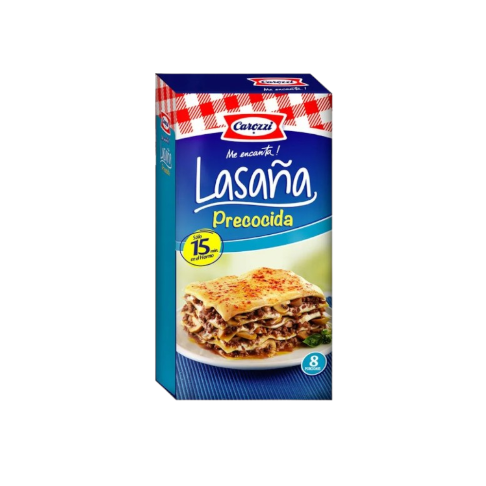 Lasagna Precocida Carozzi 330gr – Comercial Colorado